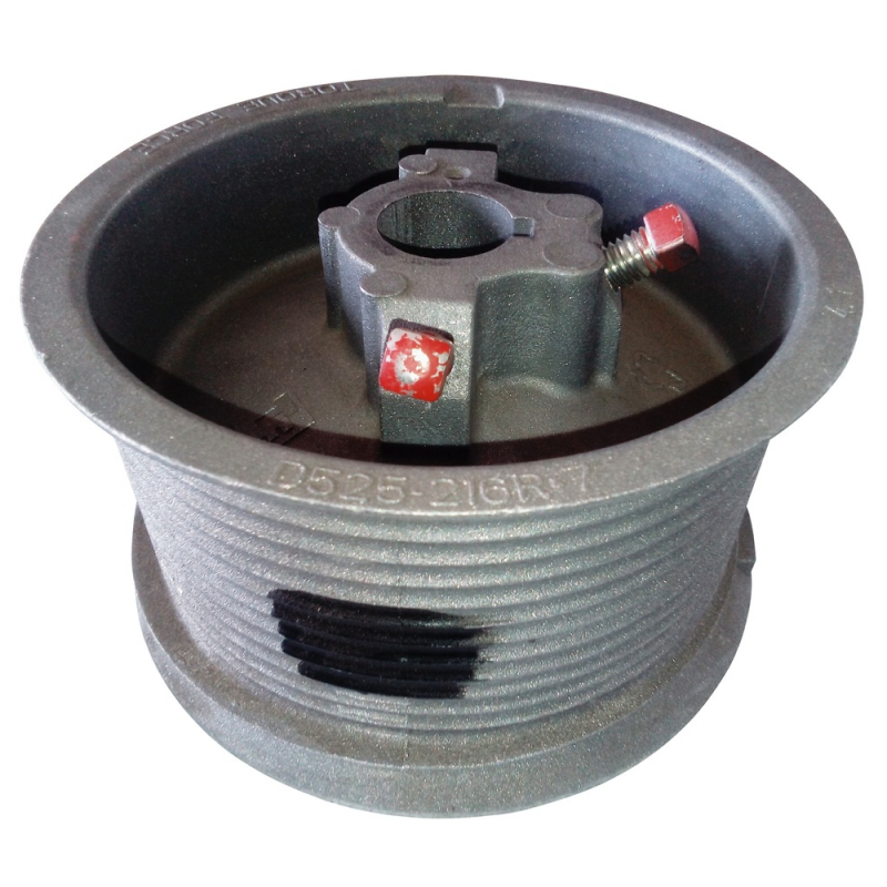 Juego De Polea Industrial Merik D525-216 Para Portón Ascendente